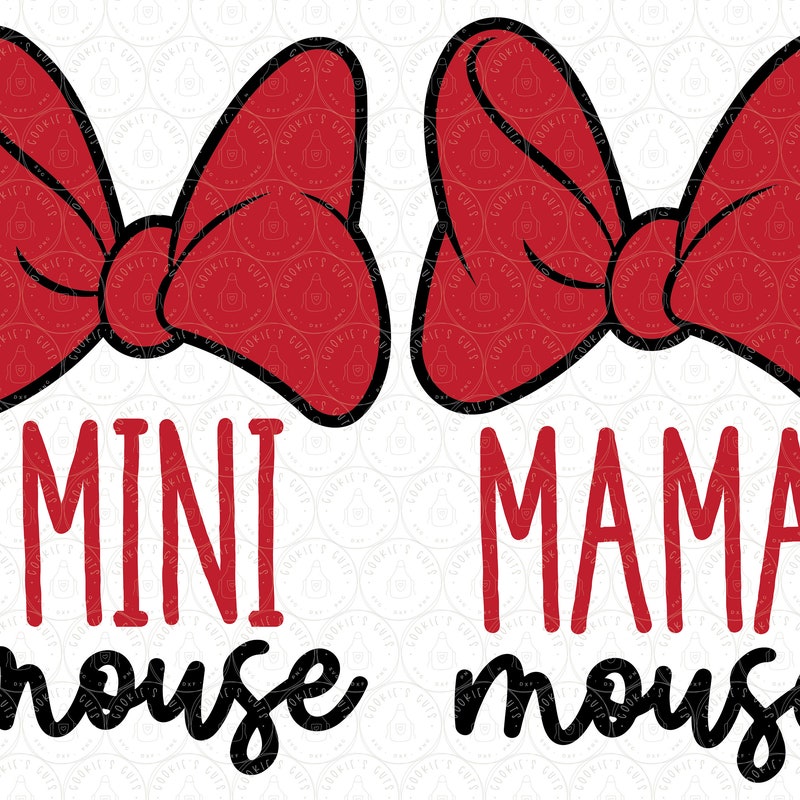 Mama Mouse Svg - Etsy