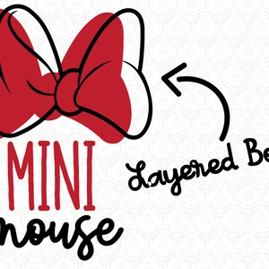 WDW Mama Mouse and Mini Mouse SVG Pack, Minnie Mommy & Me Shirts ...