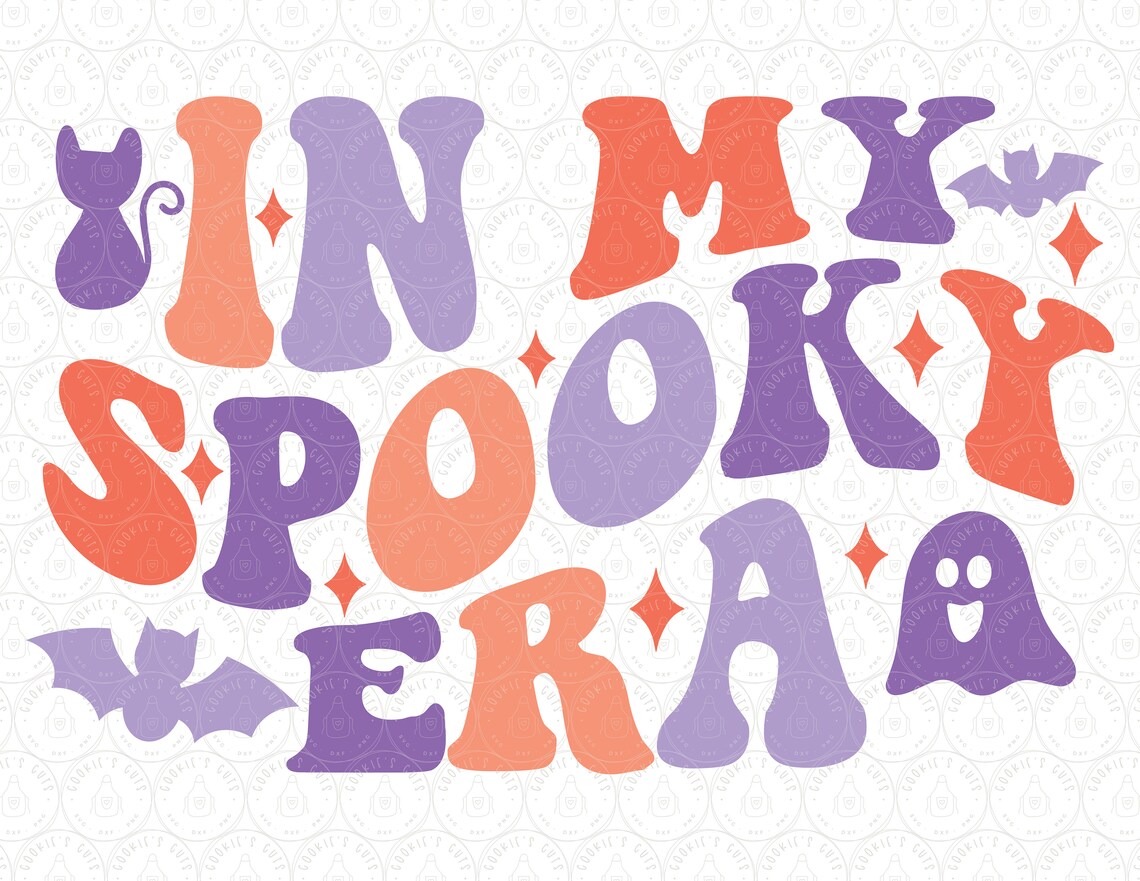 In My Spooky Era SVG, Trick or Treat PNG DXF, Funny Spooky Shirt Cut ...