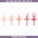 Ballet SVG DXF Dancer Cut File for Cricut® and Silhouette | Ballerina ...