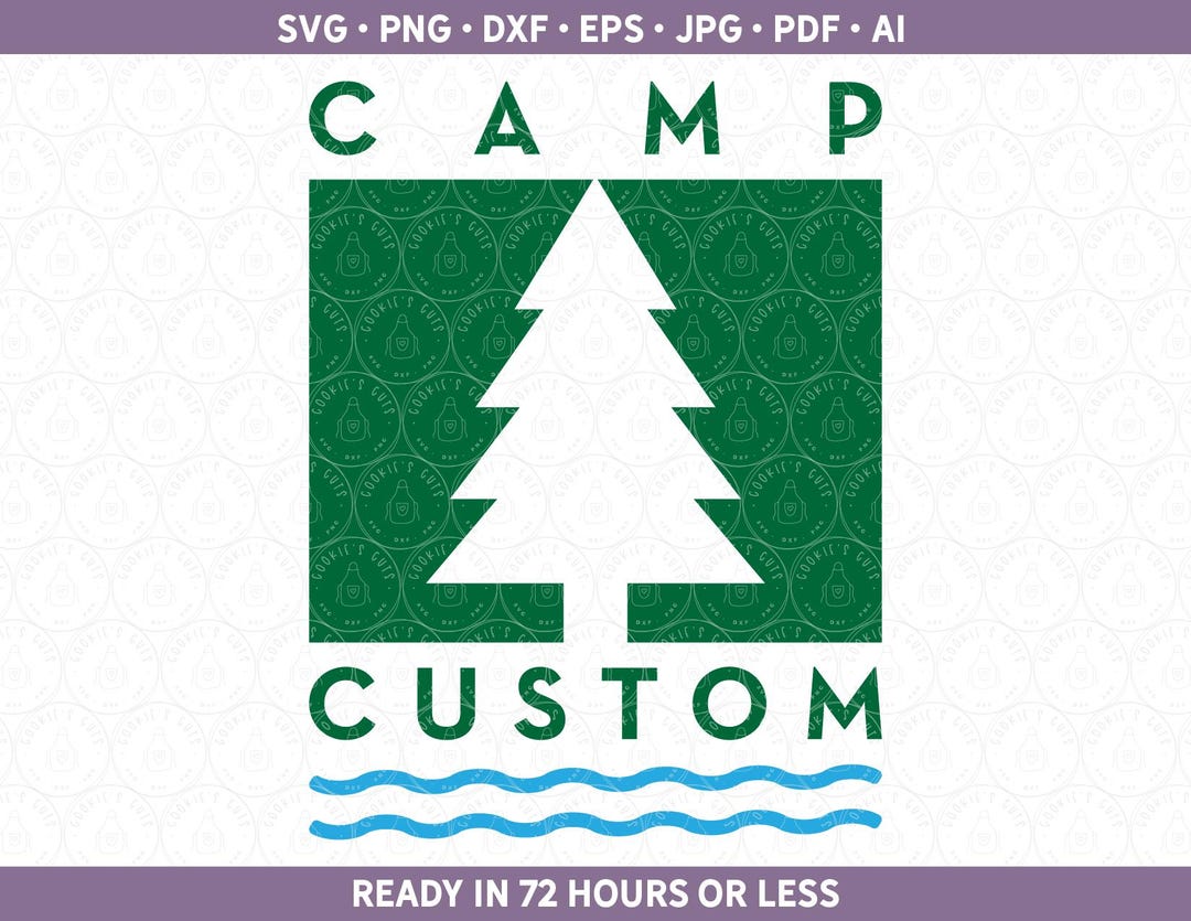 Custom Camp Walden Parent Trap SVG DXF Personalized Cut File for Silhouette / Cricut® Ai, Eps ...