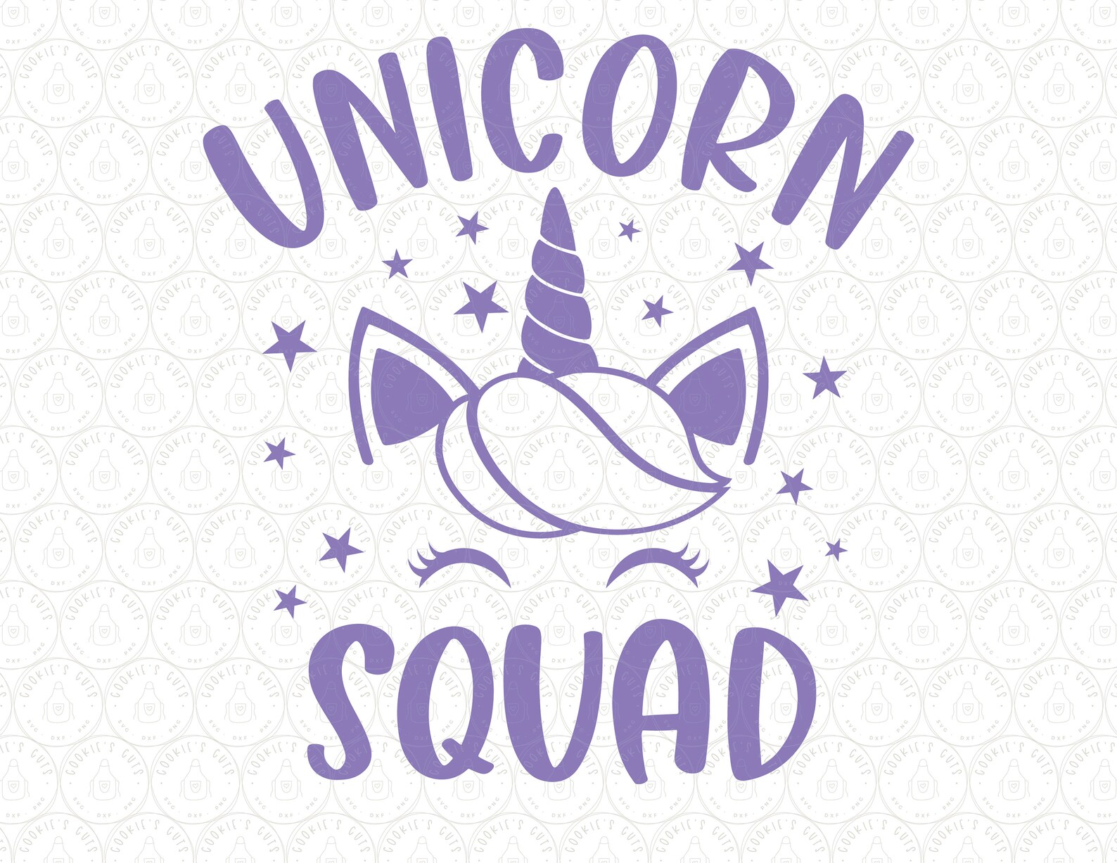 Unicorn Squad SVG Group Birthday Party Shirt DXF PNG | Bday Trip Htv ...