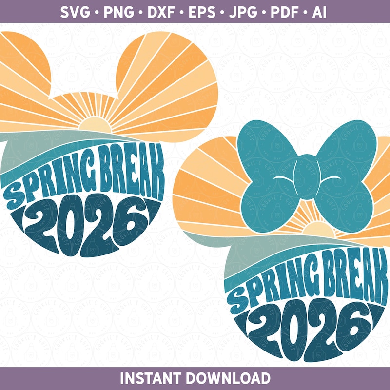 Spring Break 2026 Svg - Etsy