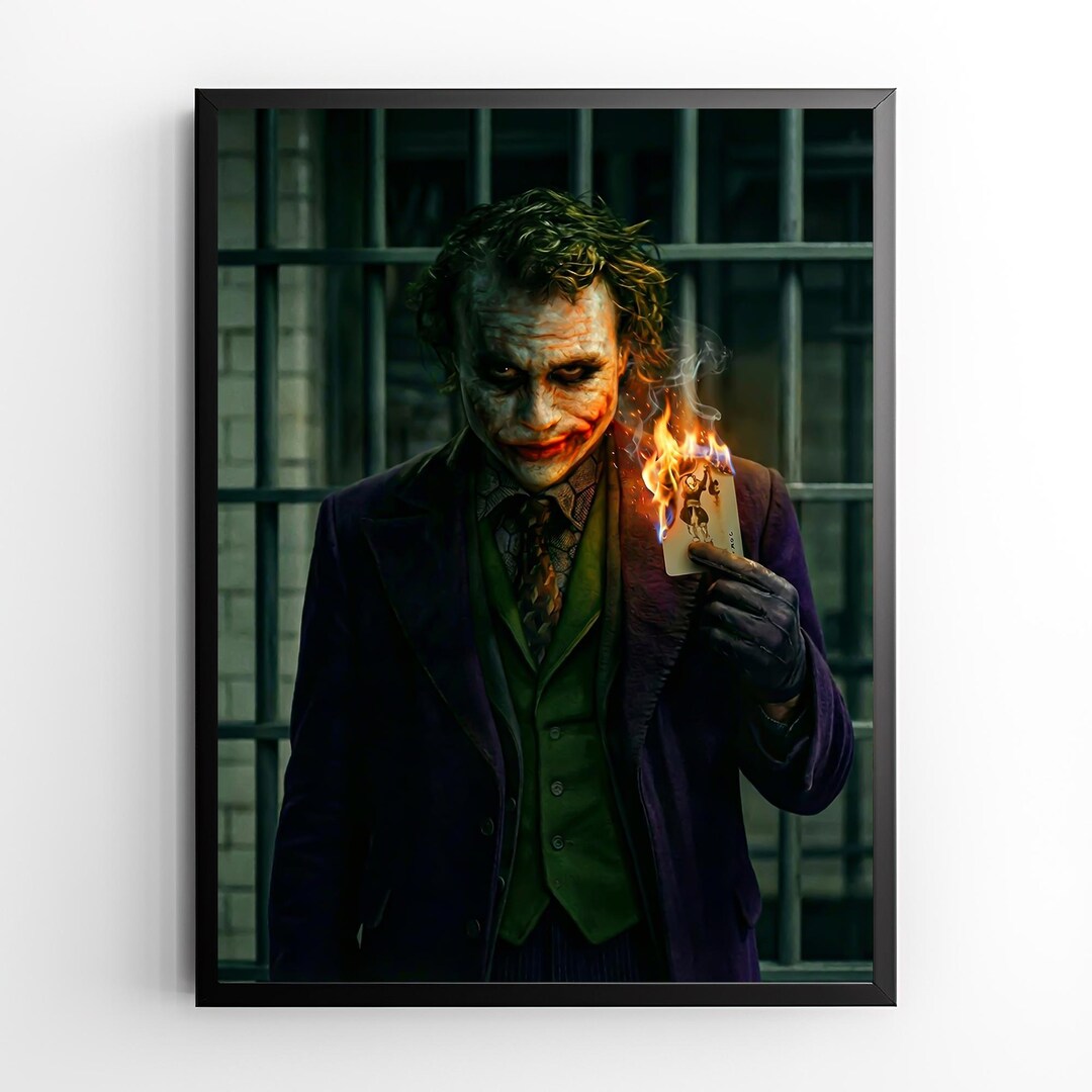 ¿Por qué tan serio? - Arte mural / Obra de arte del Joker / Diseño de ...