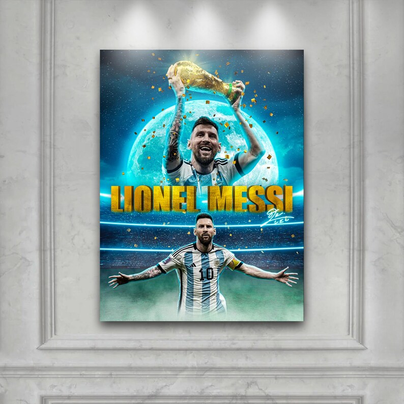 Lionel Messi | Football | Soccer | Motivational | Art Work | Wall Art ...