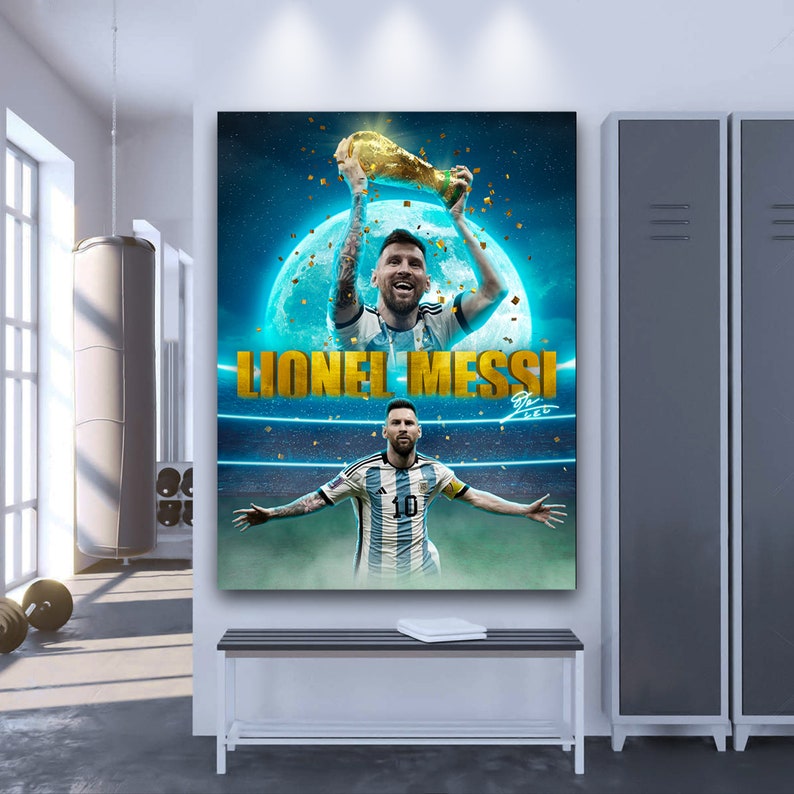 Lionel Messi | Football | Soccer | Motivational | Art Work | Wall Art ...