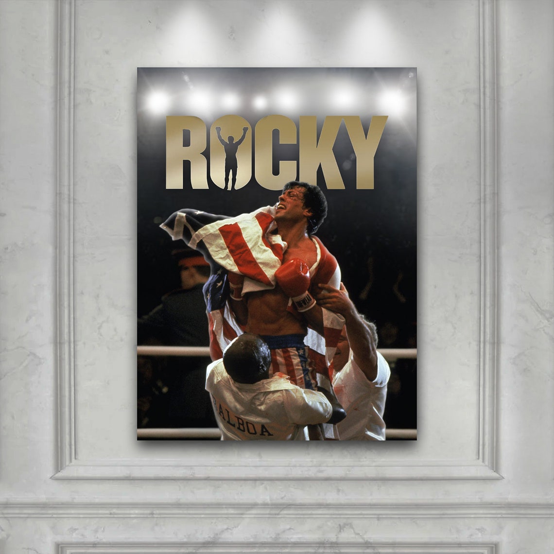 Rocky Balboa Sylvester Stallone Boxing Motivational Art Work Wall Art ...