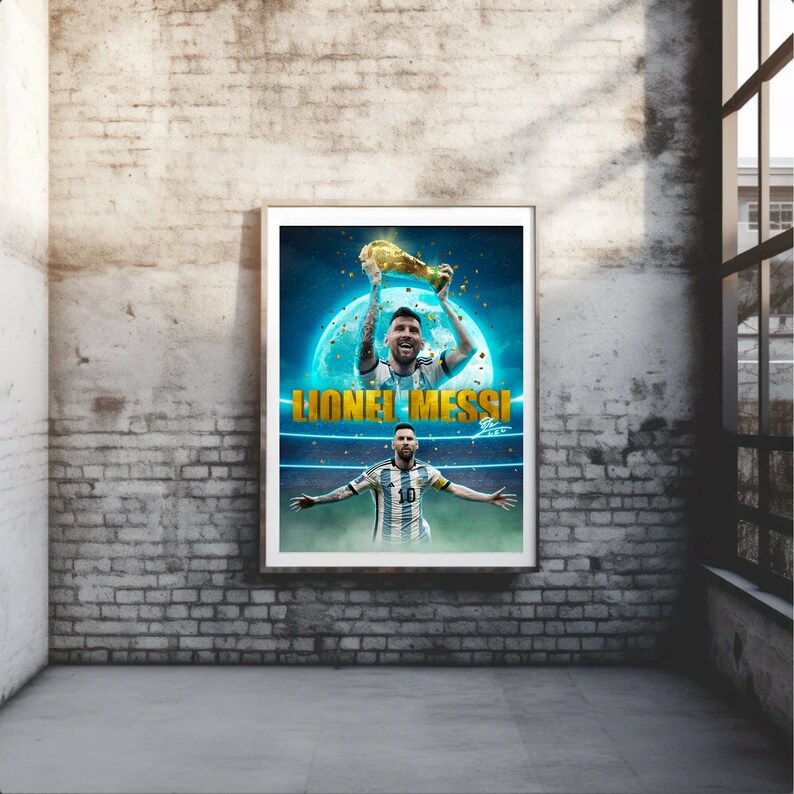 Lionel Messi | Football | Soccer | Motivational | Art Work | Wall Art ...