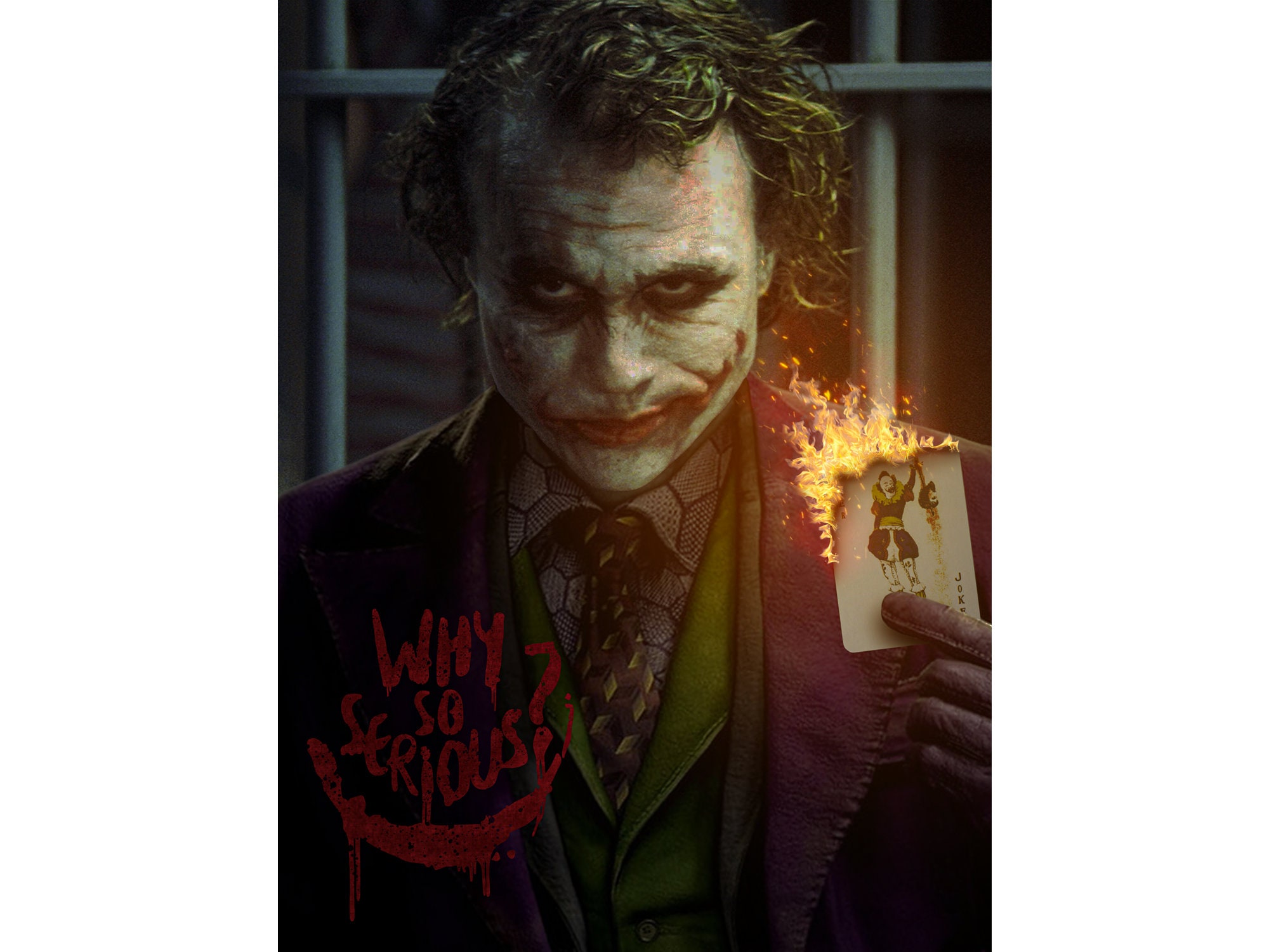 The Joker Why So Serious Poster