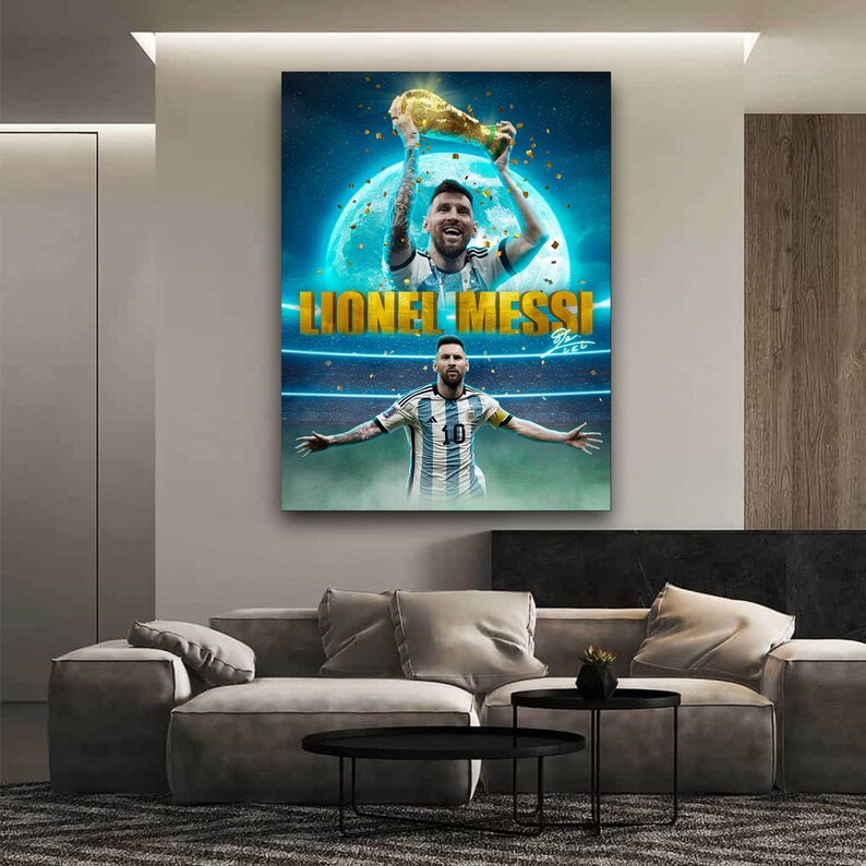 Lionel Messi | Football | Soccer | Motivational | Art Work | Wall Art ...