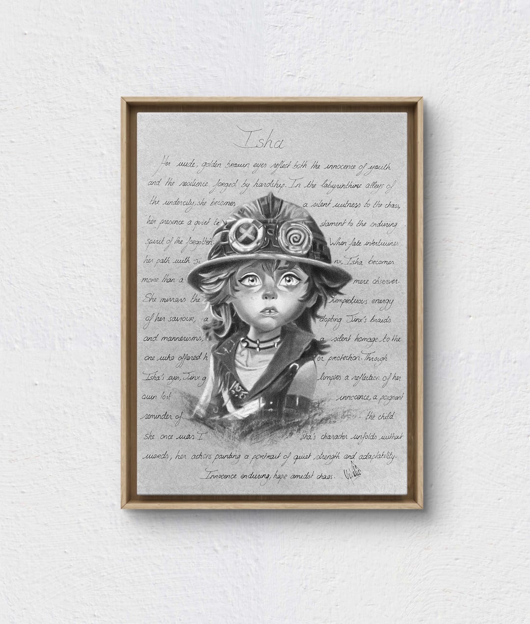 Print Isha Drawing - Arcane - Etsy