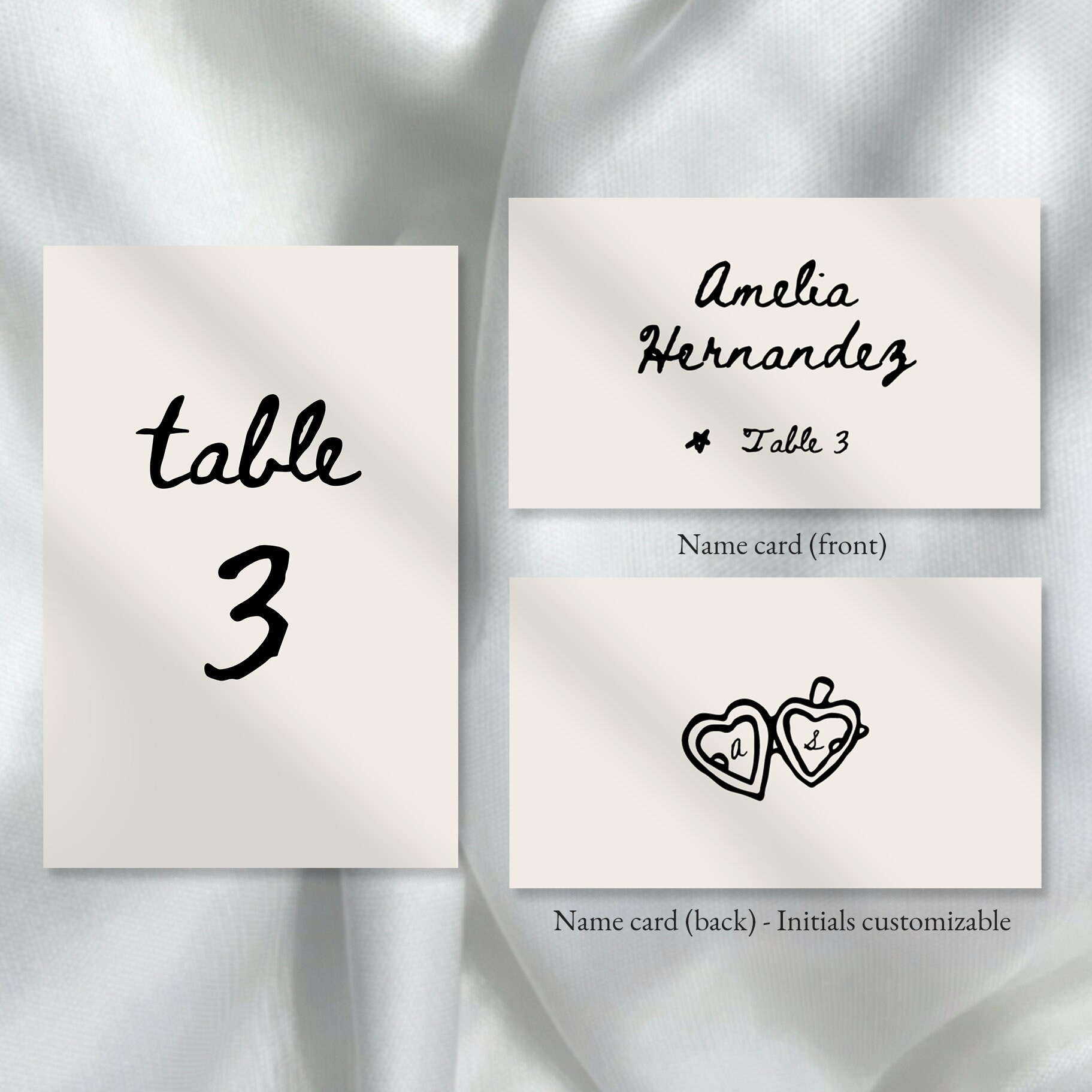 Hand Drawn Wedding Sign Bundle, Minimal Elegant Classy, Handwritten ...