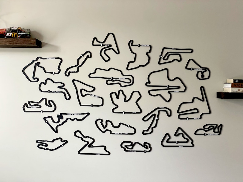 Motogp Track Layouts Wall Art: 2025 Motogp Circuit Collection - Etsy