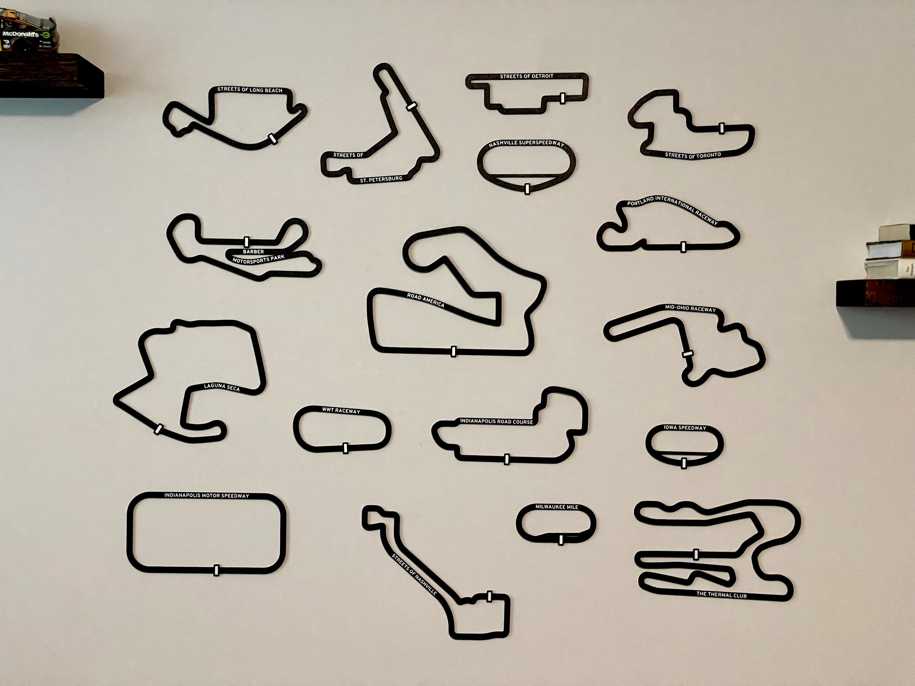 Indycar Track Layouts Wall Art 2024 Schedule Indycar Circuit Collection ...