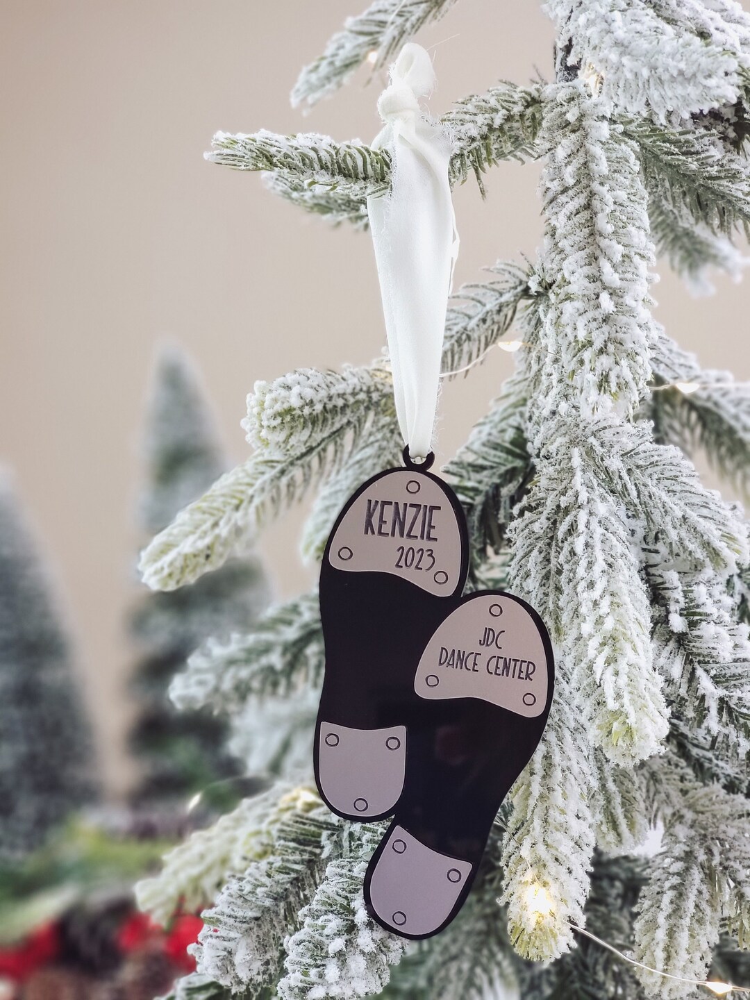 Tap Shoes Ornament, Dance Christmas Ornament, Tap Dancing, Christmas Keepsake, Personalized ...
