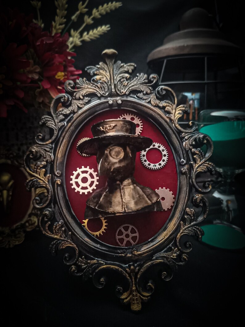 Victorian Gothic Painting Plague Doctor - Etsy