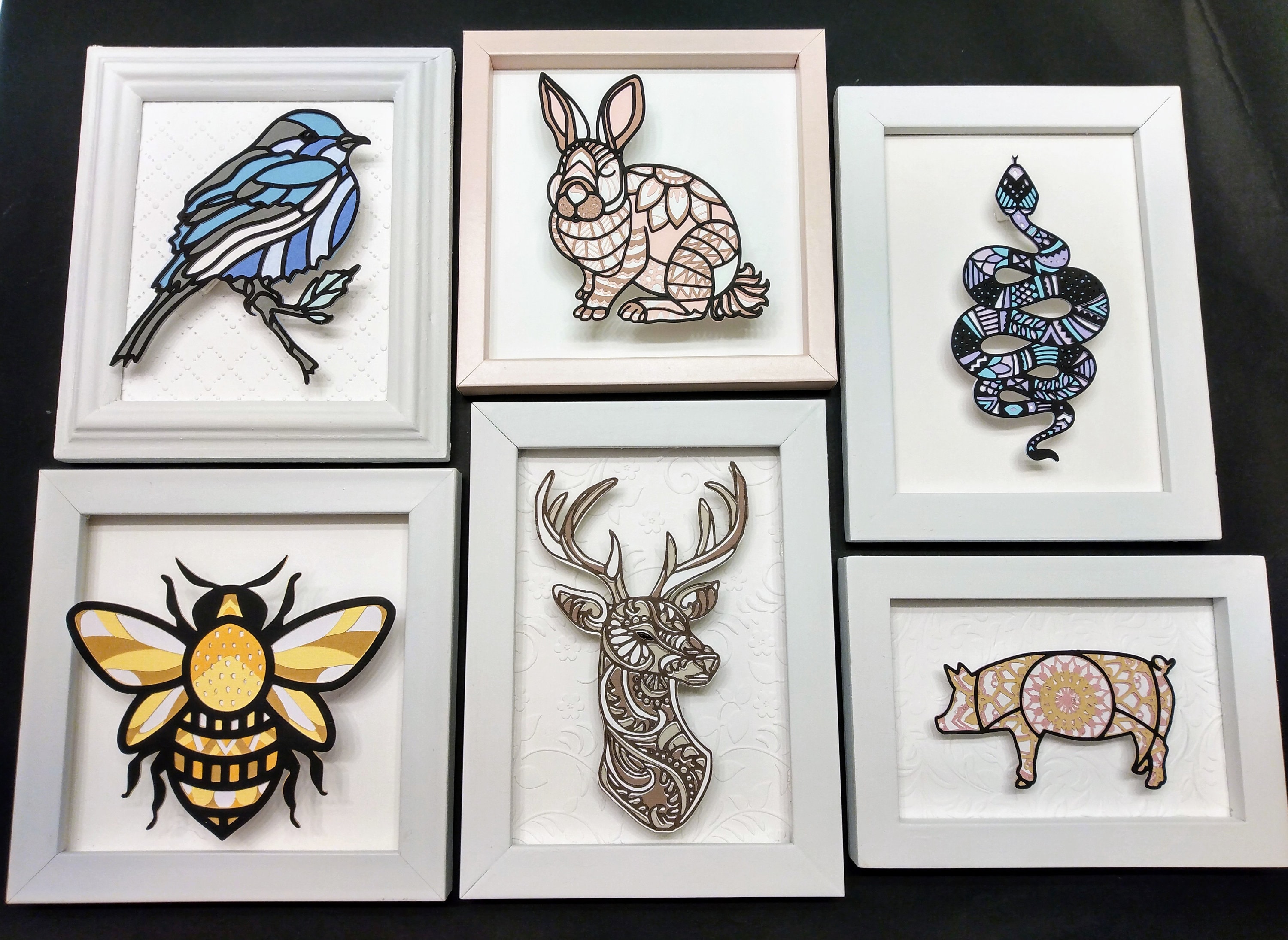 Layered Paper Shadow Box - Etsy