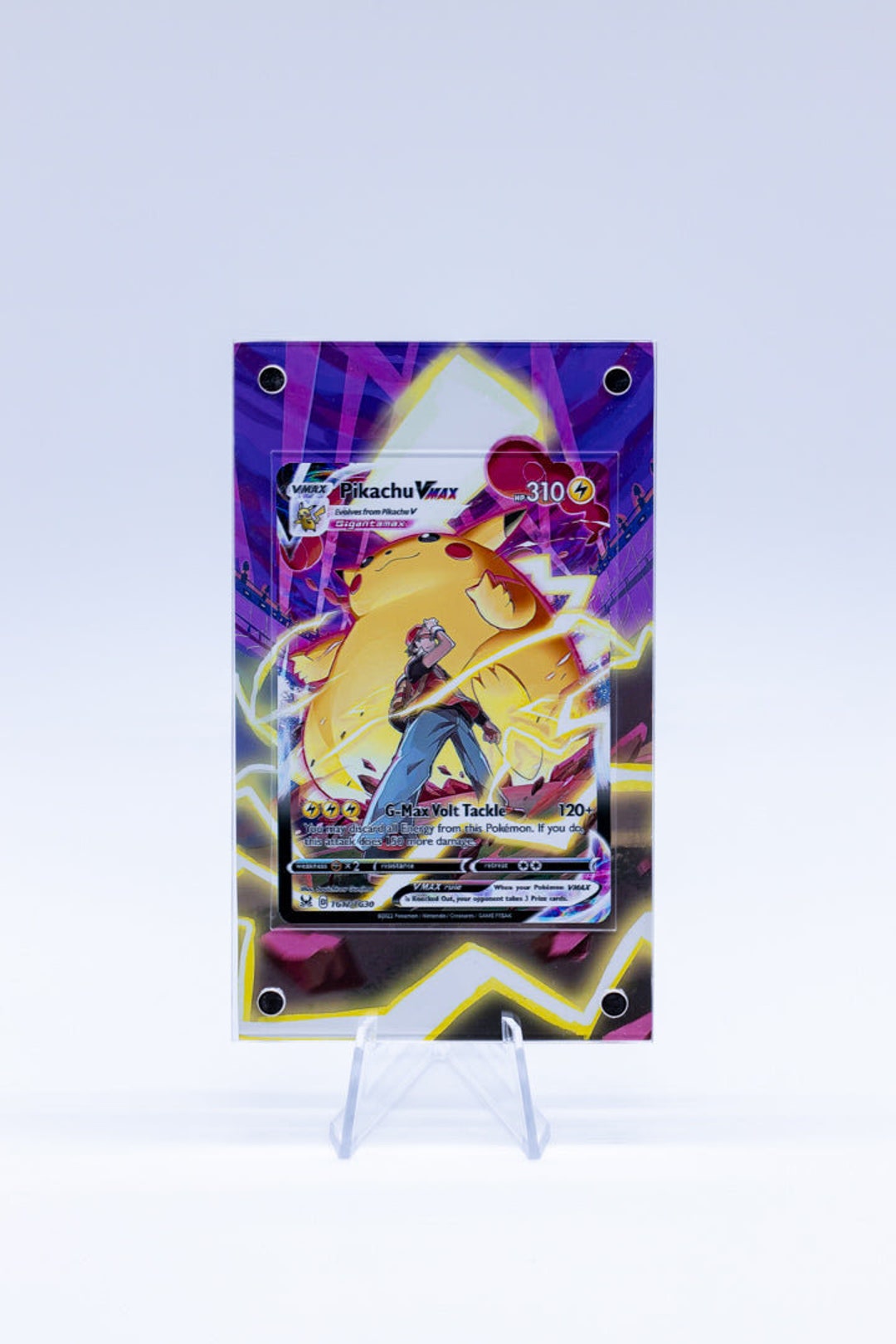 Pikachu VMAX TG17 Lost Origin Art Guard ungraded - Etsy