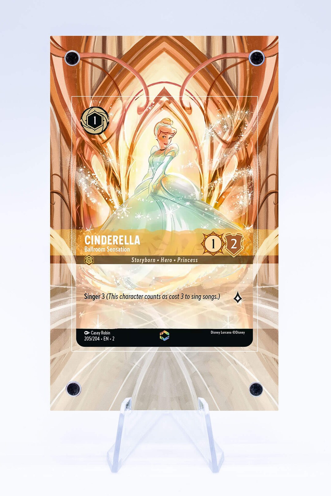 Cinderella 205 204 LORCANA | Rise of the Floodborn | Art Guard ...