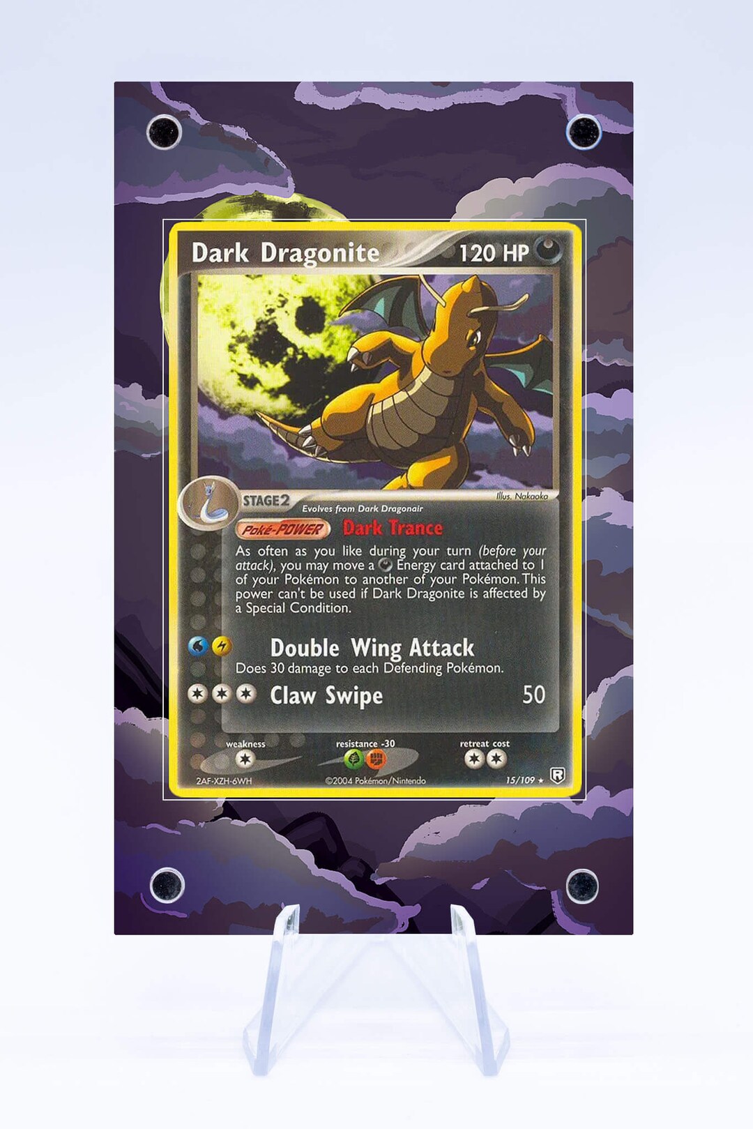 Dark Dragonite 15 109 Case | Ex Team Rocket Returns | Art Guard Case ...