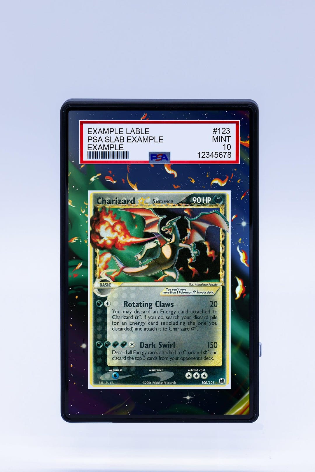 Charizard Gold Star 100 101 (graded) Case - Etsy