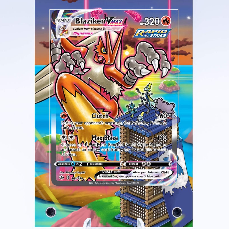 Blaziken Vmax Alt Art - Etsy