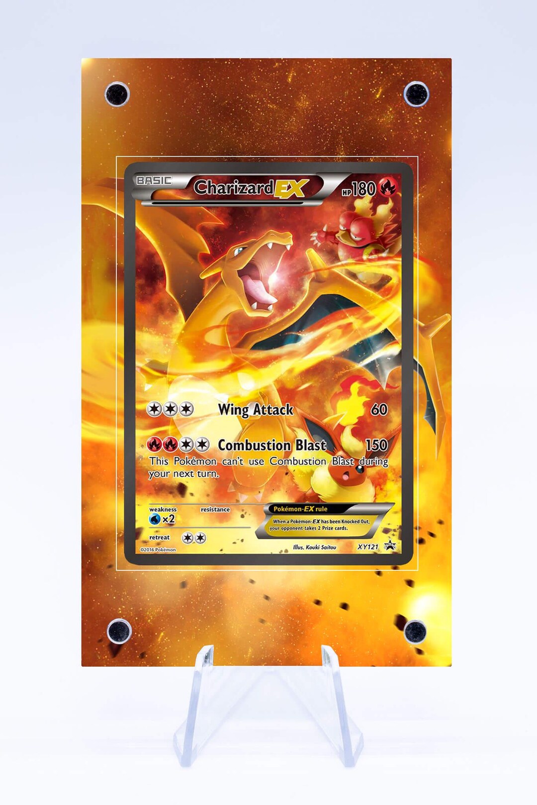 Charizard EX Case | XY Promo | Art Guard (ungraded) - Etsy