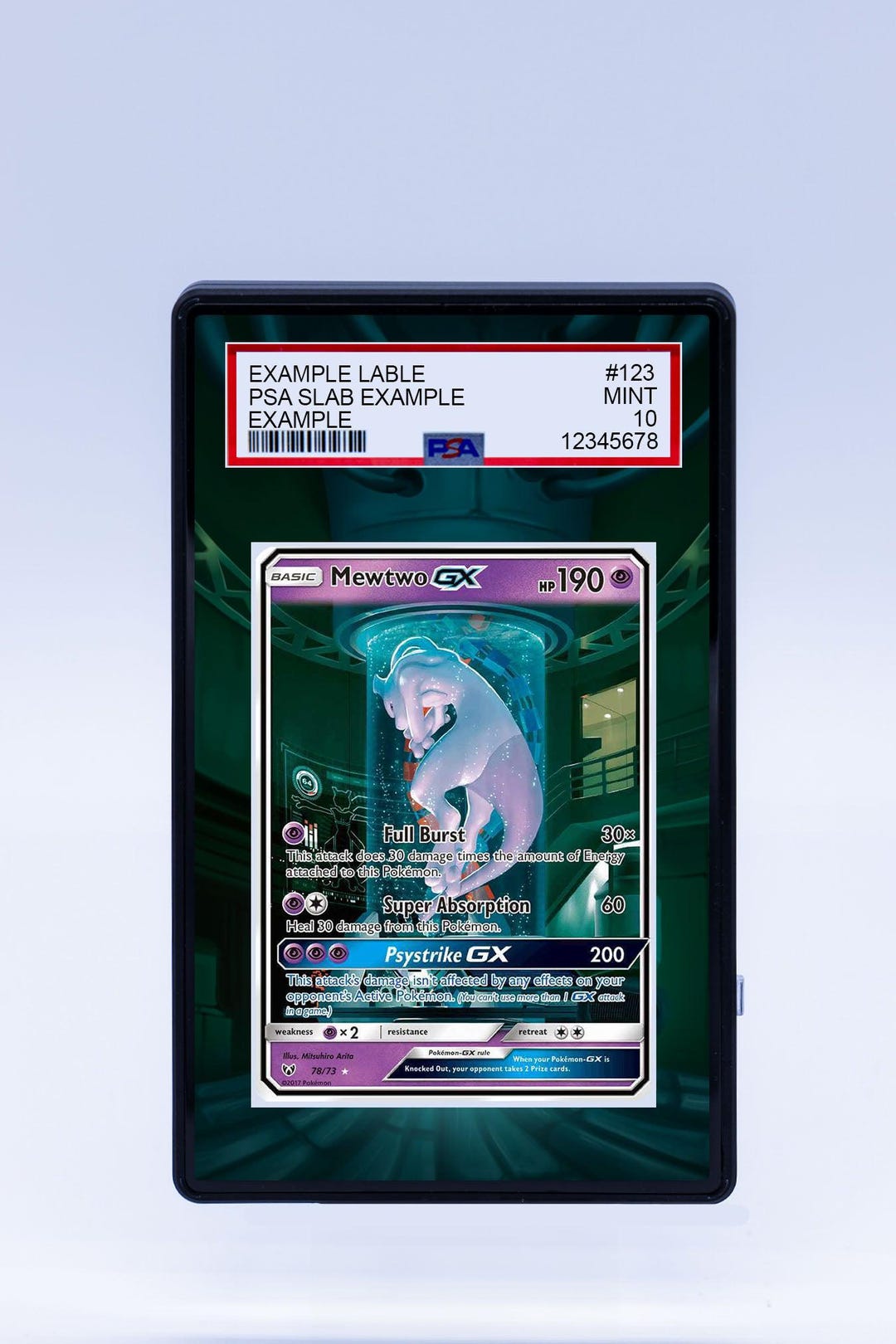 Mewtwo GX 78 73 (graded) Case - Etsy