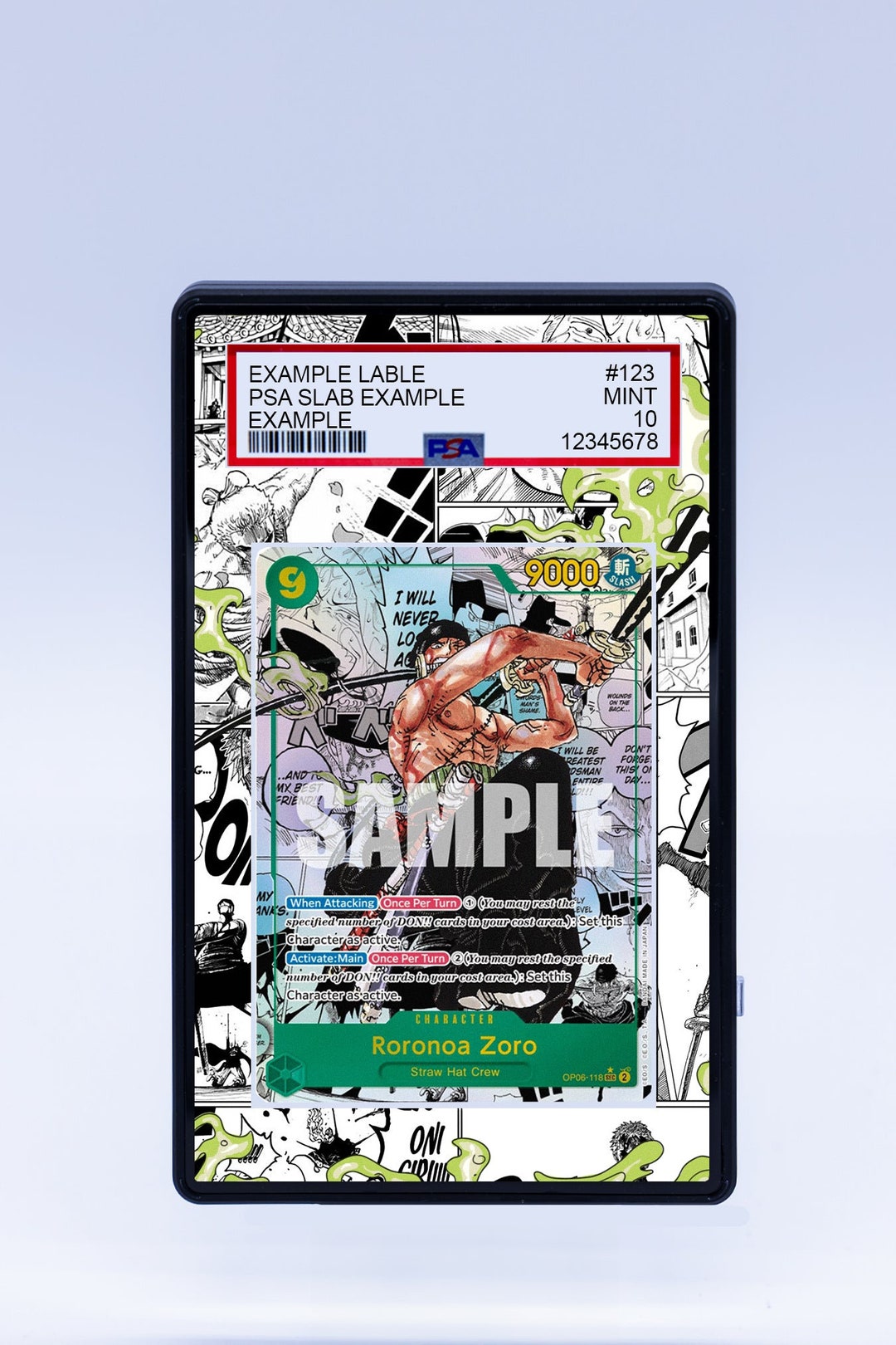 Roronoa Zoro OP06-118 (graded) Case - Etsy