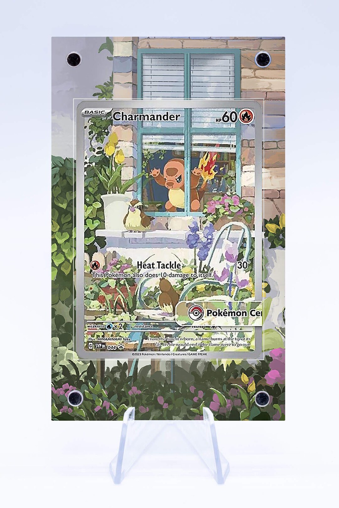 Charmander 044 Promo Case | Obsidian Flames Art Guard (ungraded) - Etsy