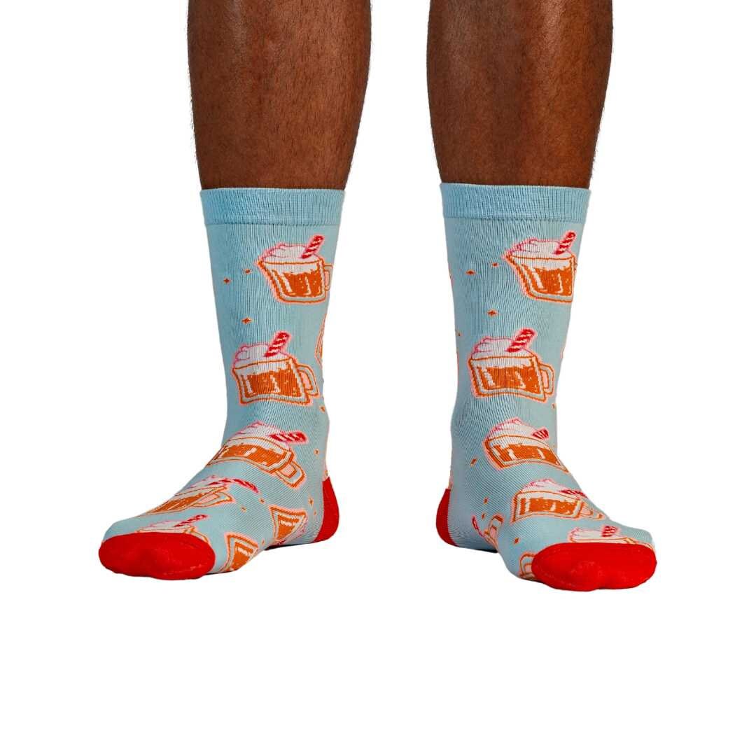 Women's Men's Cute Cool Crew Socks Root Beer Float Socks fun Dress ...