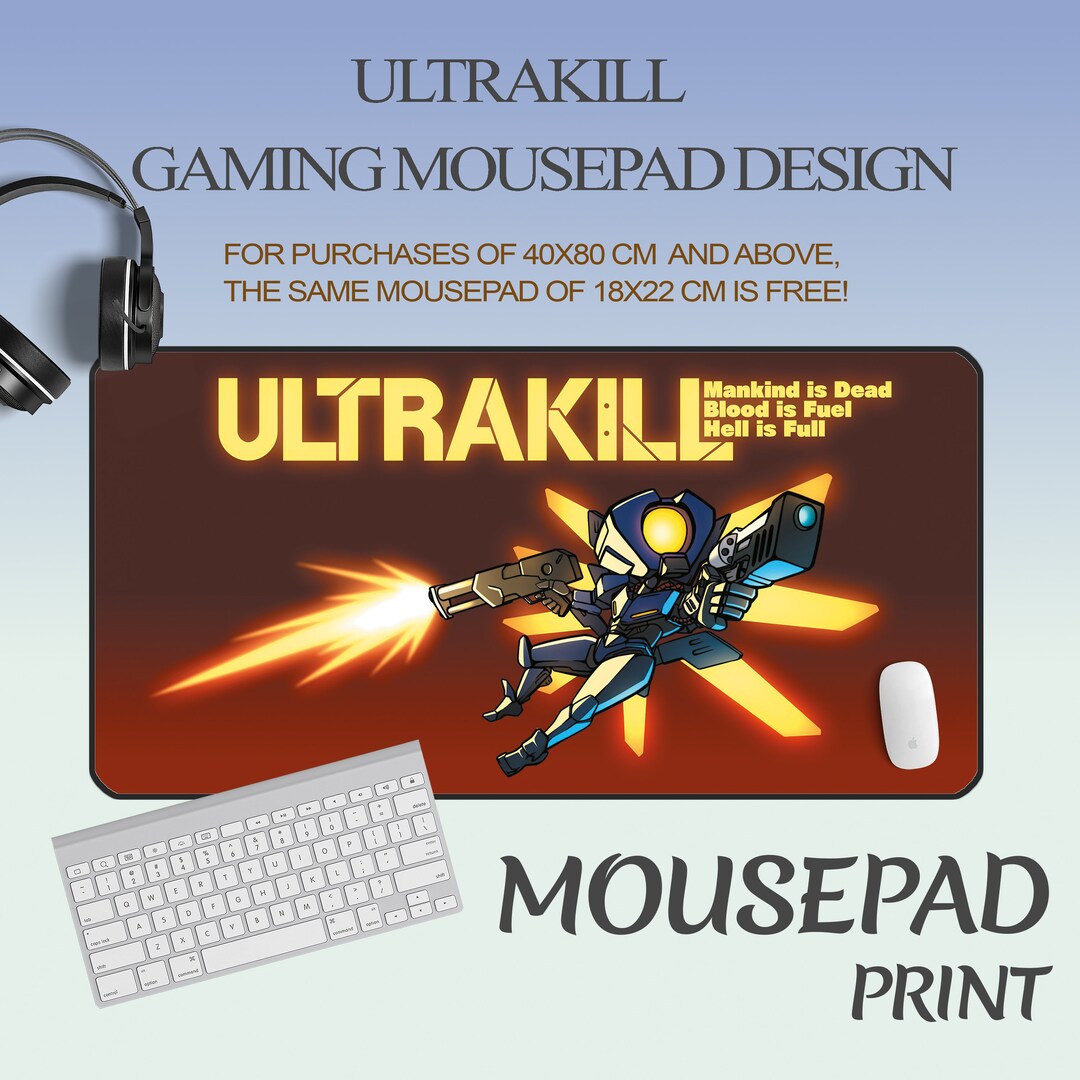 Ultrakill V1 Anime Figure Mousepad Boyfriend Gift Deskmat, Best Selling ...