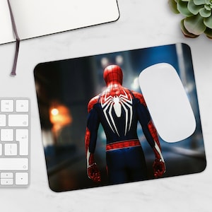 Custom Spiderman Desk Mat Marvel Mouse Pad Personalized Marvel ...