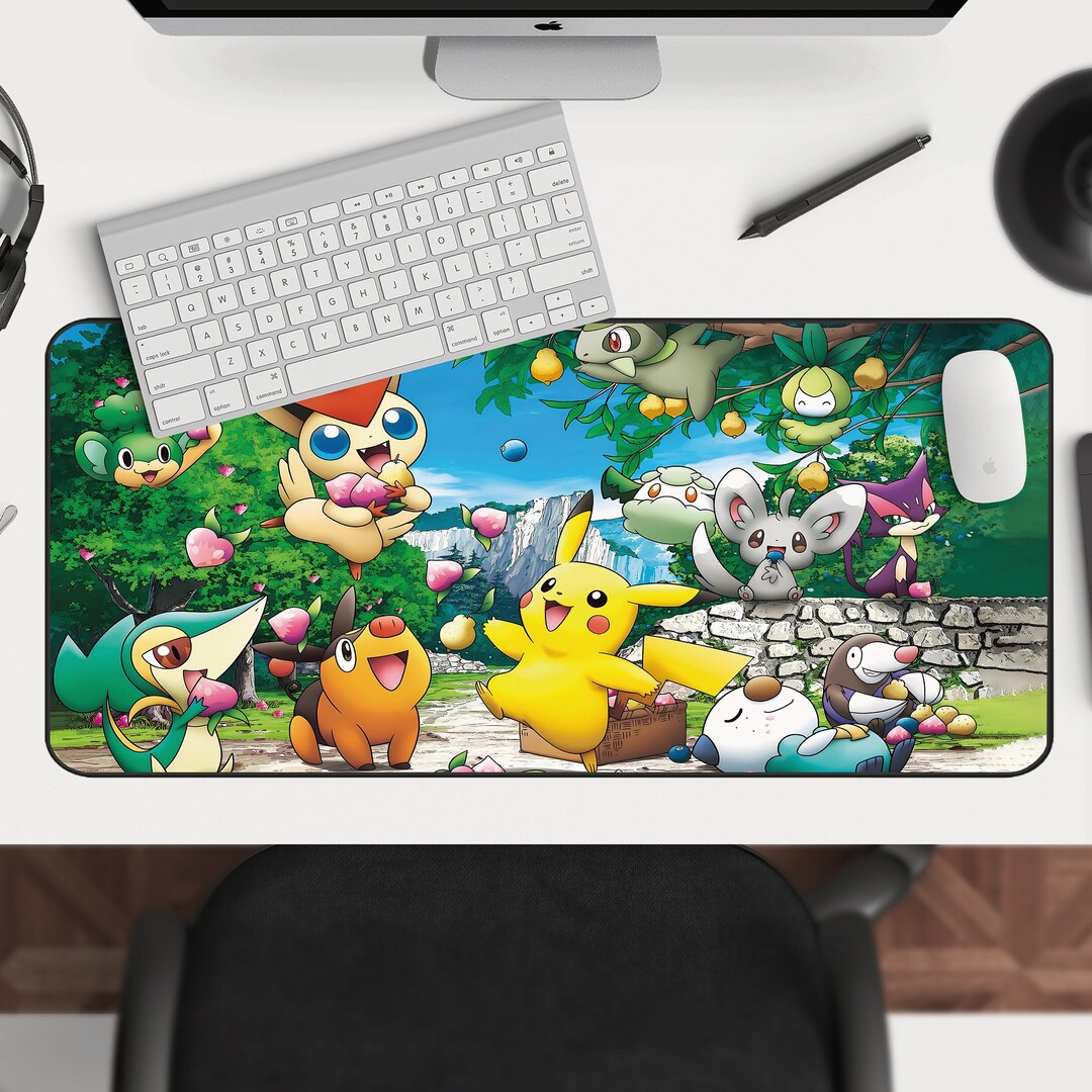 Pokemon Garden Mouse Pad Anime Mouse Pad, Cute Mouse Pad Pokemon Gifts ...