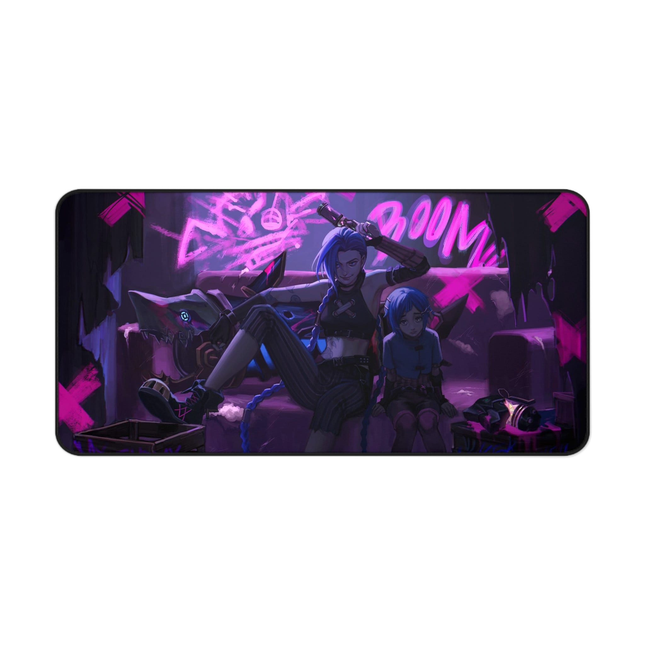 League Of Legends Jinx Mousepad - Precision Desk Mat Designed & Sold By ...
