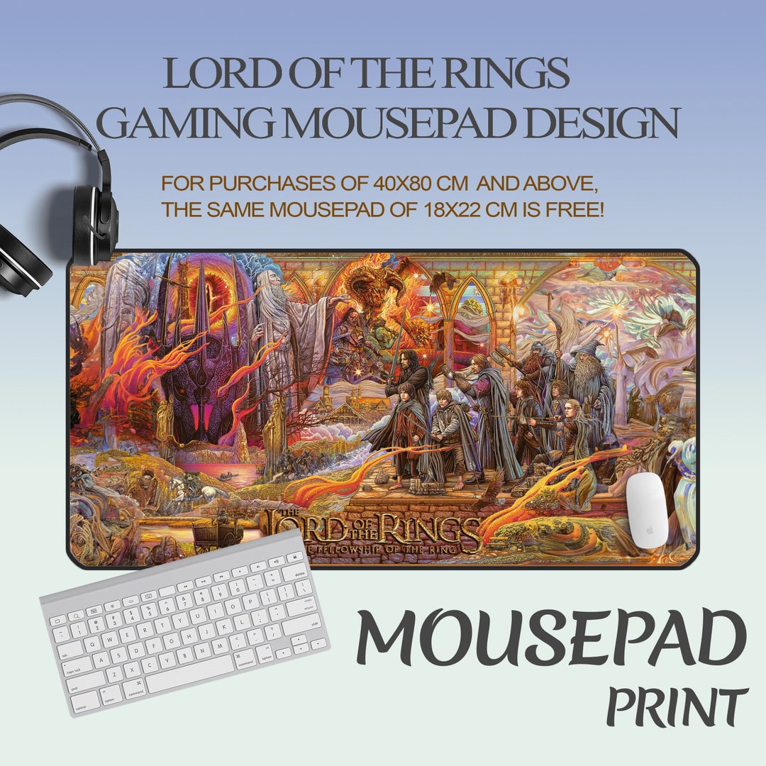 Lord of the Rings Anime Desk Mat Desk Accessories, Best Selling Items ...