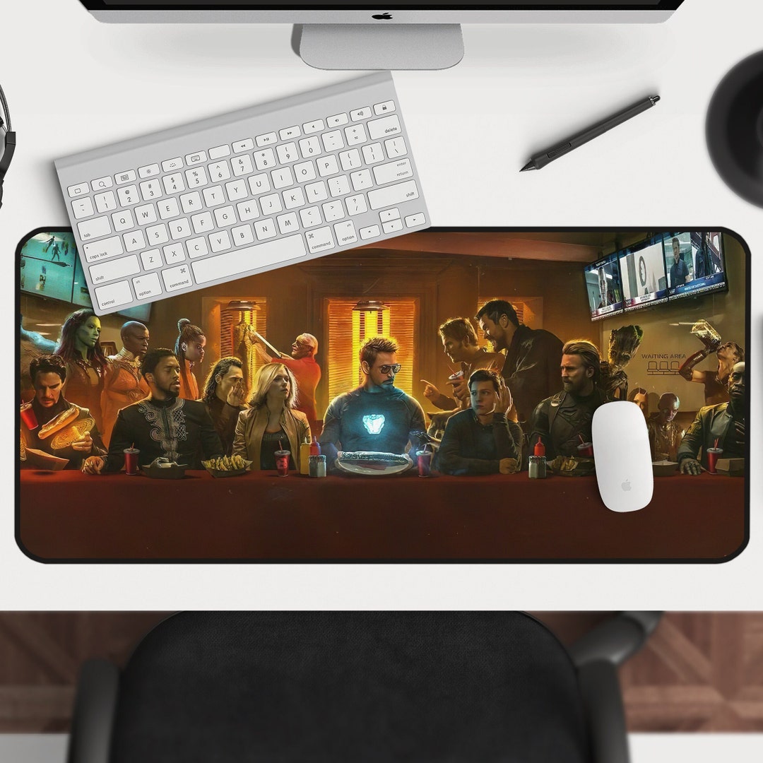 Avengers Large Mouse Pad Personalized Gift Desk Decor Custom Mouse Pad ...