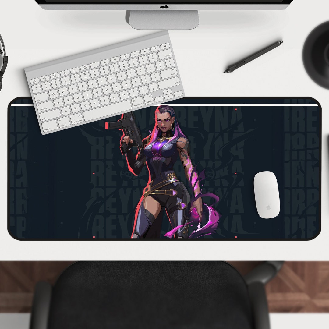 Valorant Reyna Desk Mat Valorant Merch Video Games, Desk Mat Aesthetic ...