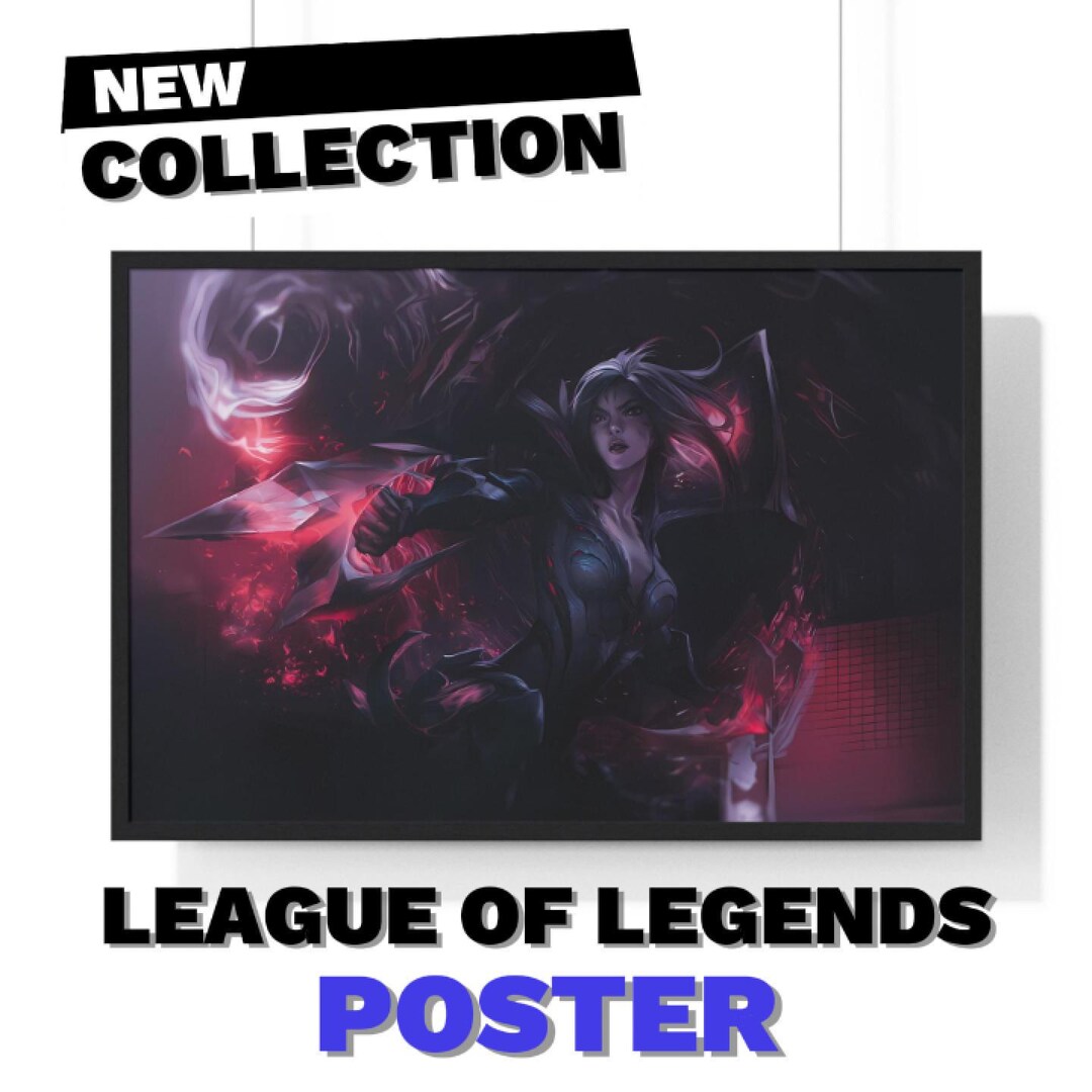 League of Legends Kaisa Poster Retro Anime Wall Art Large Poster for ...