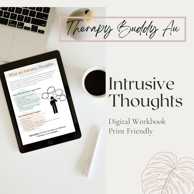 Working With Intrusive Thoughts Pack / ACT / CBT - Etsy