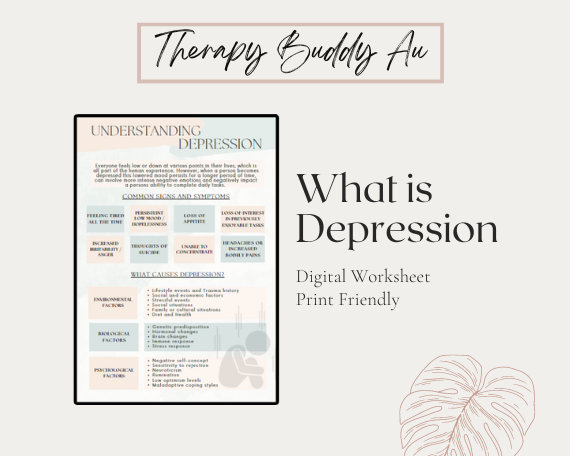 Depression Handout / Psychoeducation / Therapy Resource - Etsy