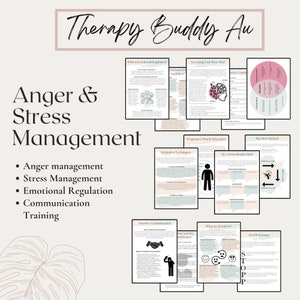 Anger Management CBT Workbook - Stress, Emotional Regulation ...