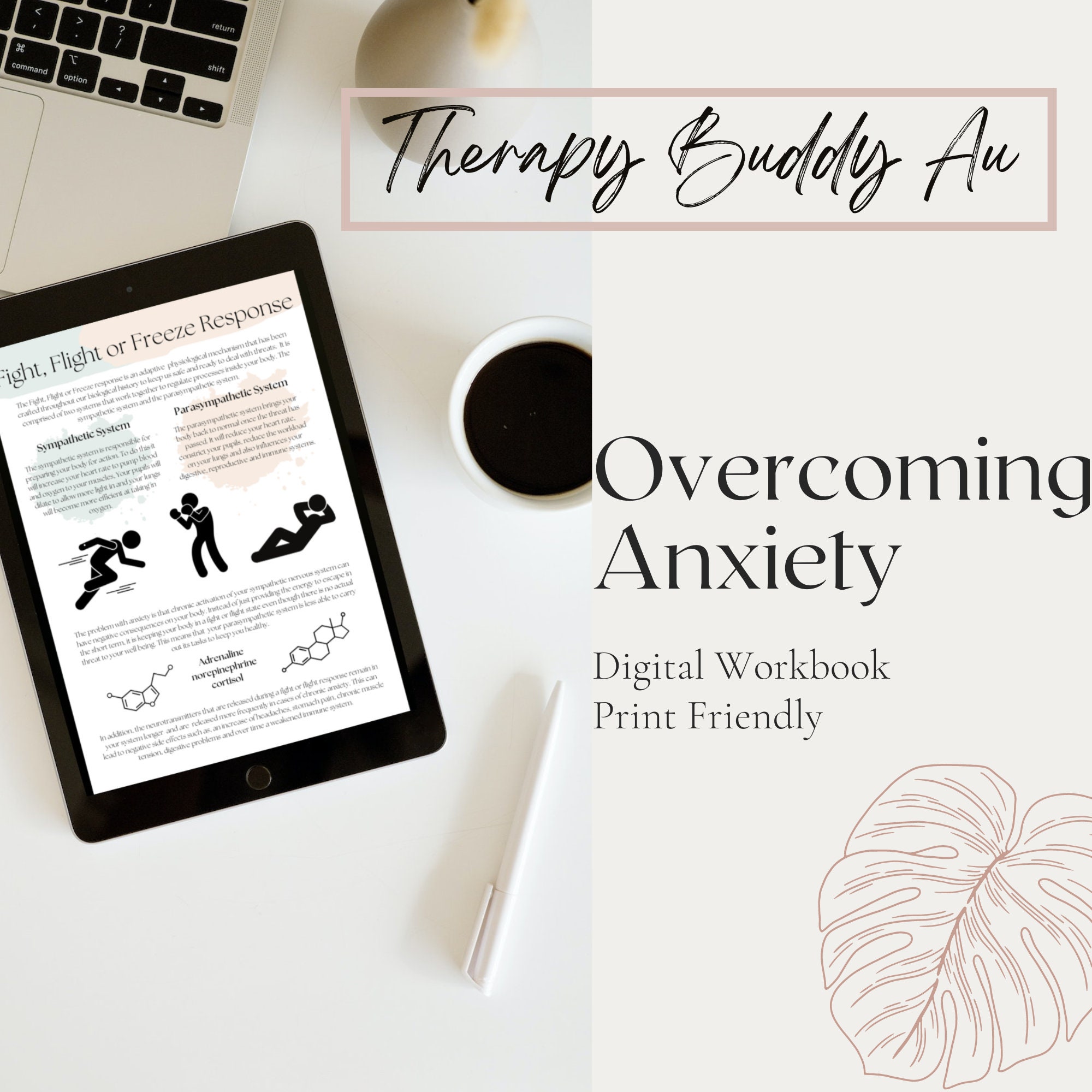 Anxiety, CBT, Therapy Handout, Worksheets Bundle - Etsy