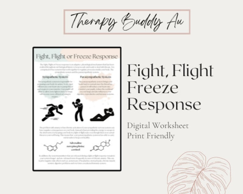 The Fight Flight Freeze Response - Etsy