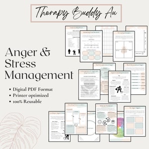Anger Management CBT Workbook - Stress, Emotional Regulation ...