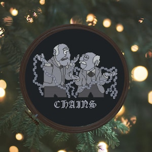 A Christmas Carol Cross Stitch Pattern. Marley 2 Patterns - Etsy