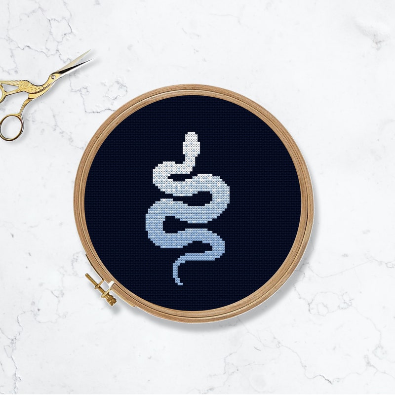 Snake Cross Stitch - Etsy
