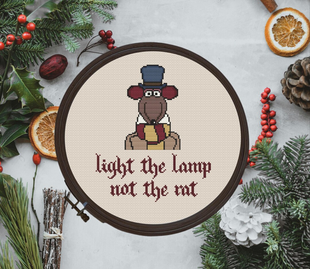 A Christmas Carol Cross Stitch Pattern. Rizzo, Charles Dickens, Digital ...
