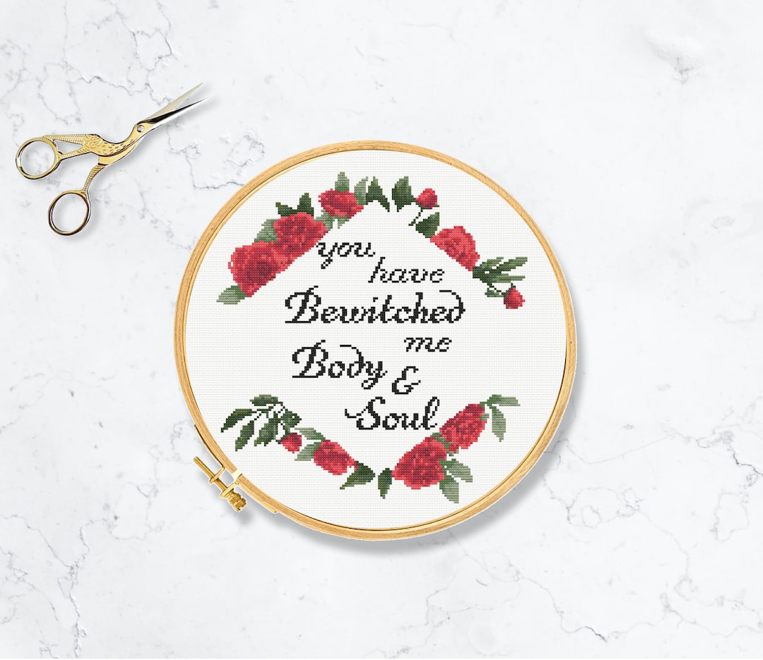 Bewitched Me Body and Soul Cross Stitch Pattern - Etsy