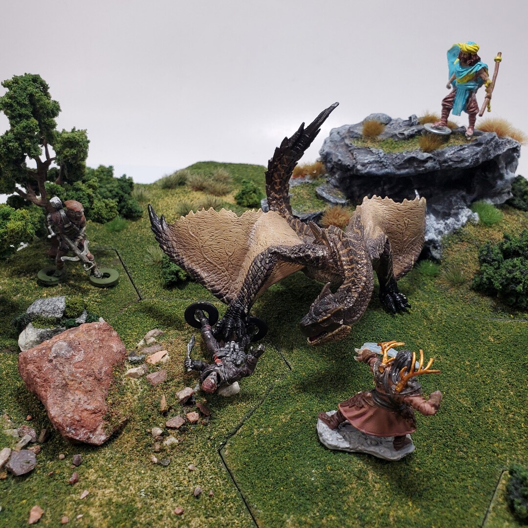 Starter Set: Large, Grass Modular Battle Terrain - Etsy